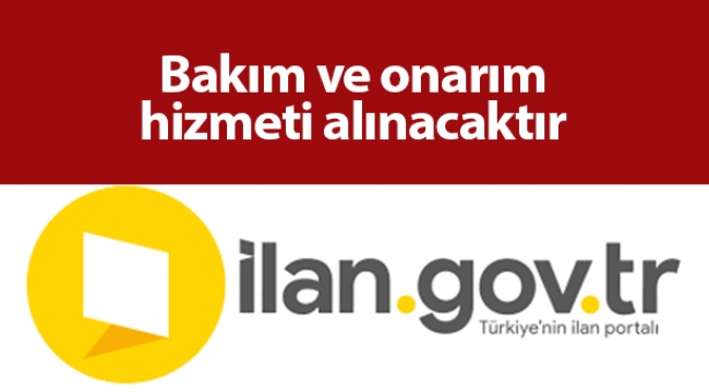 Bakım ve onarım hizmeti alınacaktır - GÜNCEL KULA HABER Bakım ve onarım hizmeti alınacaktır - GÜNCEL KULA HABER